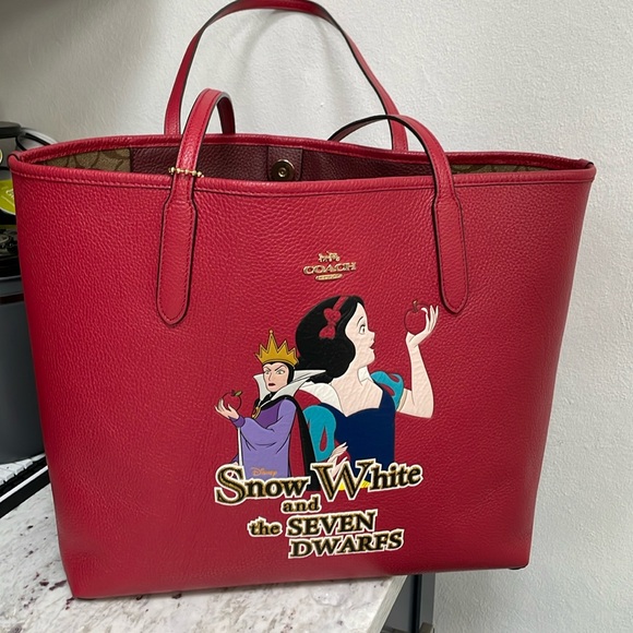 Coach | Bags | Coach X Disney Leather Tote | Poshmark